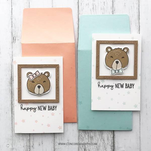 Concord & 9th Furry Friends Stamp Set - Papiria